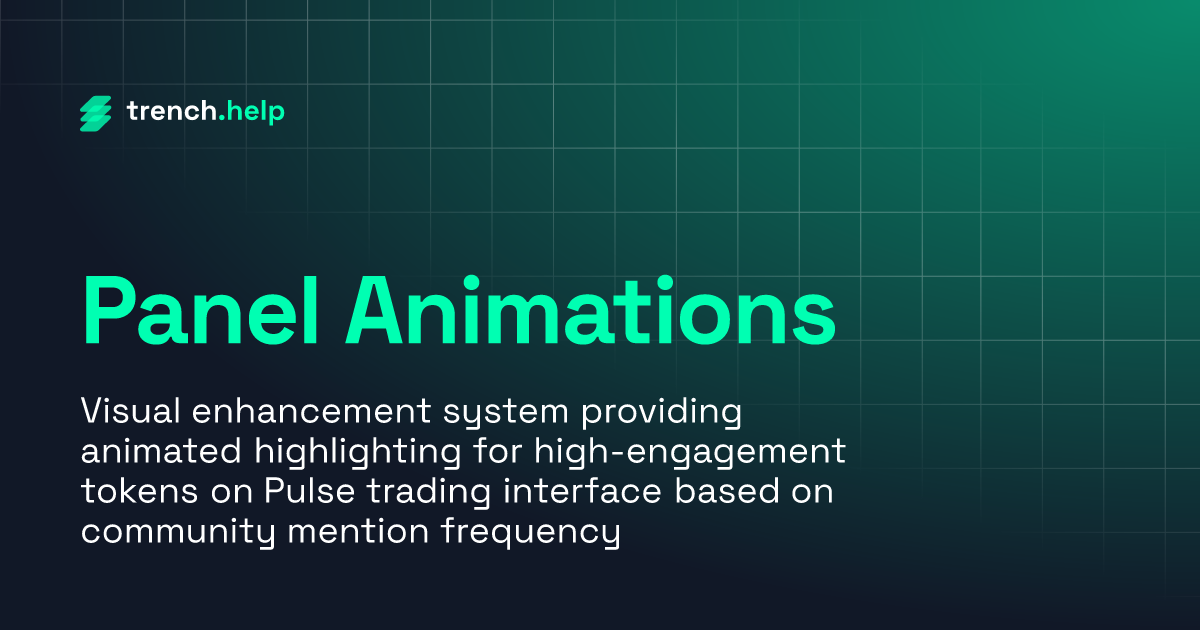 Panel Animations | Trench Help Docs